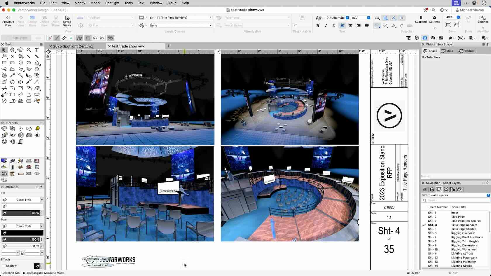 Creating Rendered Viewports 2025 | Vectorworks University